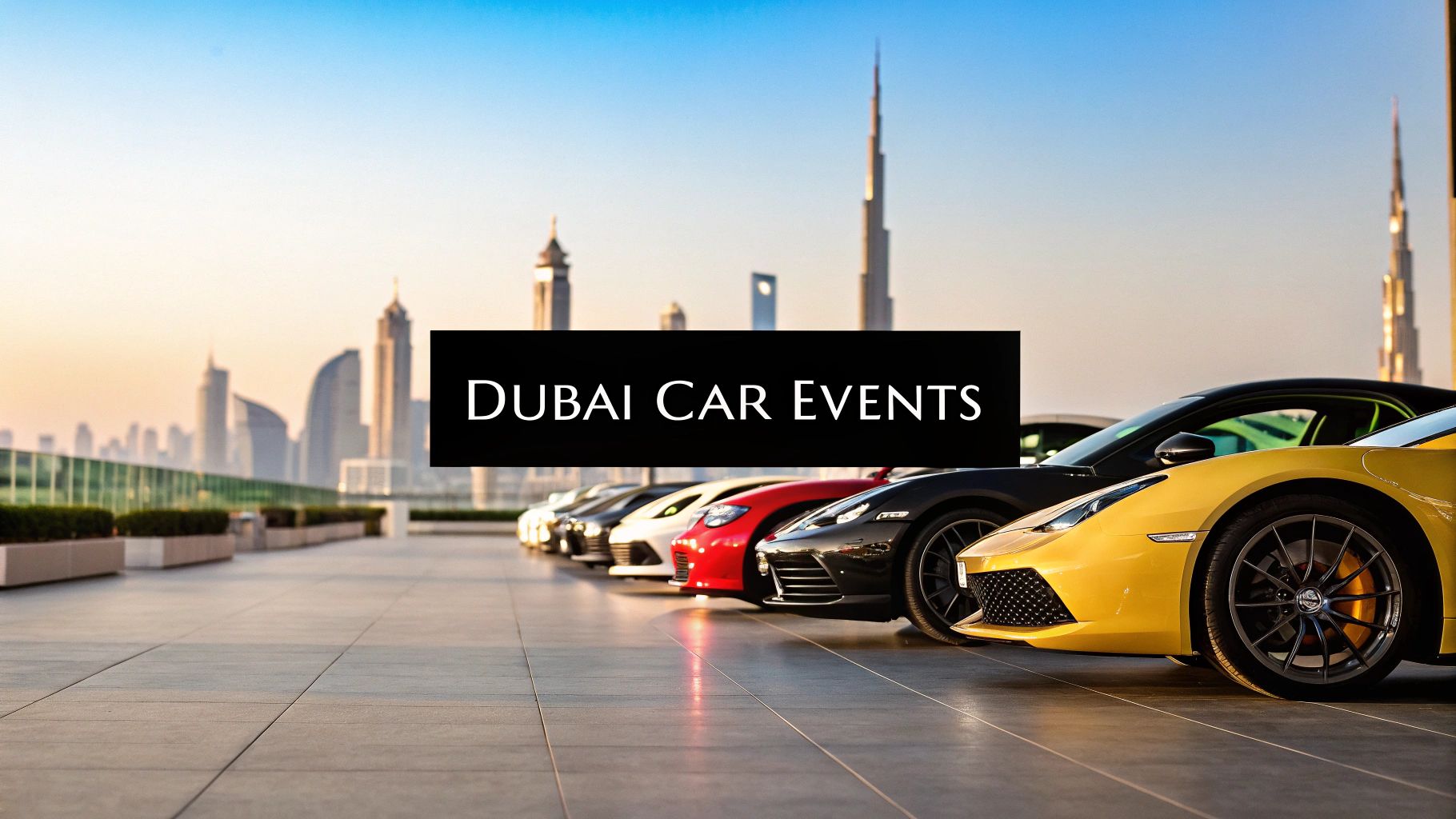 Dubai Car Events 2025 | Top Shows & Exciting Auto Experiences - Uptown ...