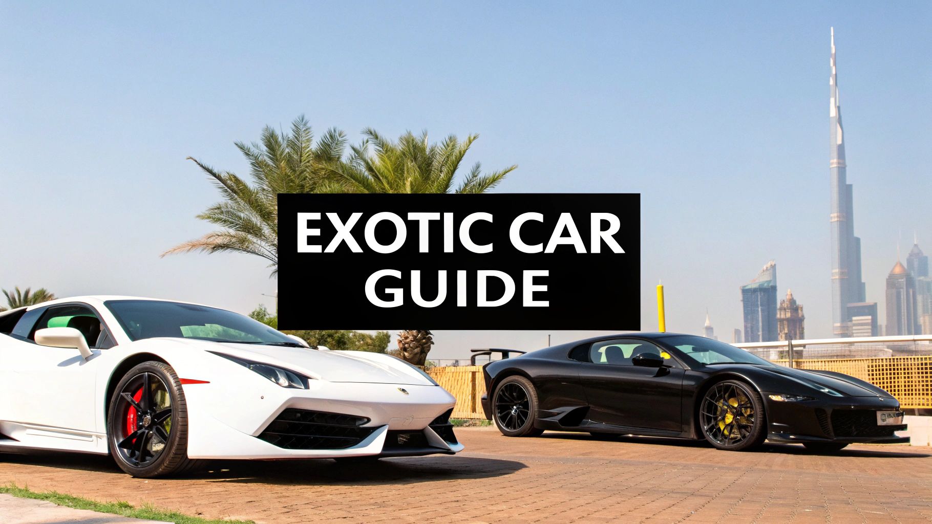 Your Ultimate Guide to Exotic Car Rentals in Dubai